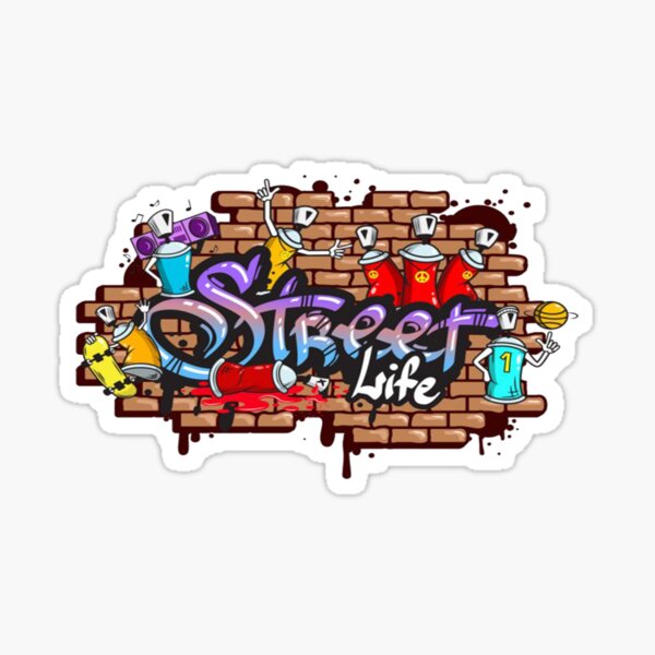 "Street Art" Sticker by DJover20 | Redbubble