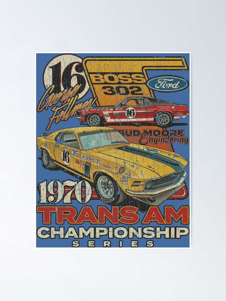 "Trans Am Champion #16 1970" Poster for Sale by AstroZombie6669 | Redbubble
