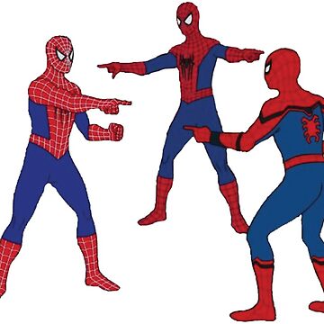 "Spidey Pointing Meme" Sticker for Sale by nufsed | Redbubble