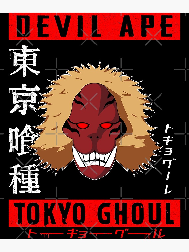 "Tokyo Ghoul - Devil Ape" Poster by THEMADBRUSH | Redbubble