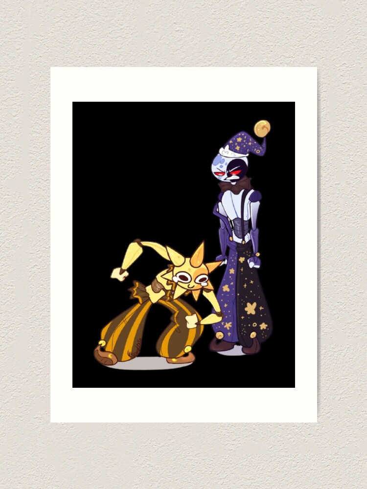 "Fnaf security breach sundrop & moondrop art" Art Print by MHWdesign ...