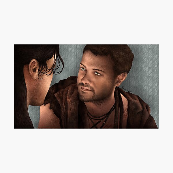 "Nagron First Kiss (Agron, Spartacus) Color Version" Photographic Print ...