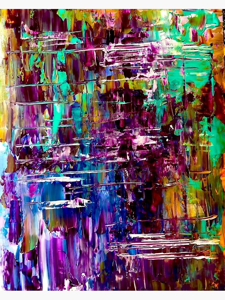 "'Anything but Basic' abstract art painting" Poster for Sale by ...