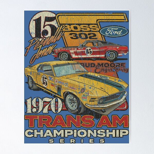 "Trans Am Champion #15 1970" Poster for Sale by AstroZombie6669 | Redbubble