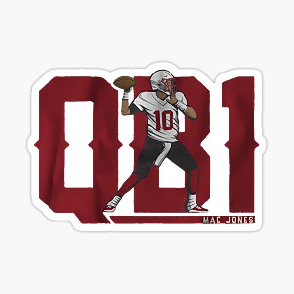 "Gift For Men Mac Jon Jones Qb1 Funny Graphic Gifts" Sticker by ...