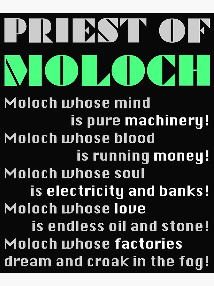 "Priest of Moloch" Poster by scyfer | Redbubble