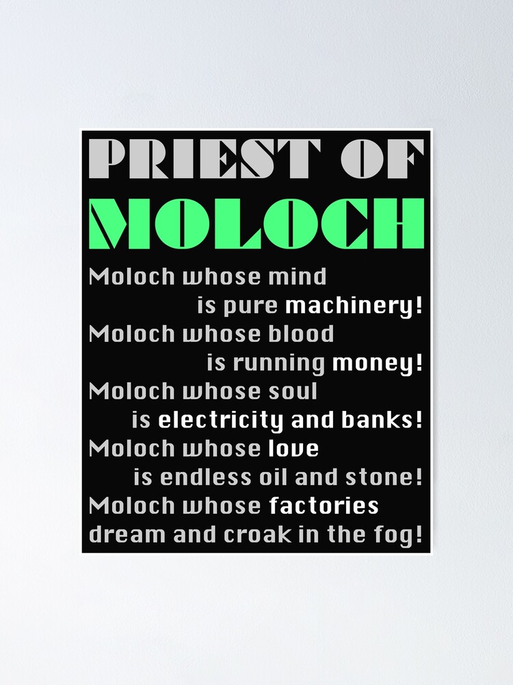 "Priest of Moloch" Poster by scyfer | Redbubble