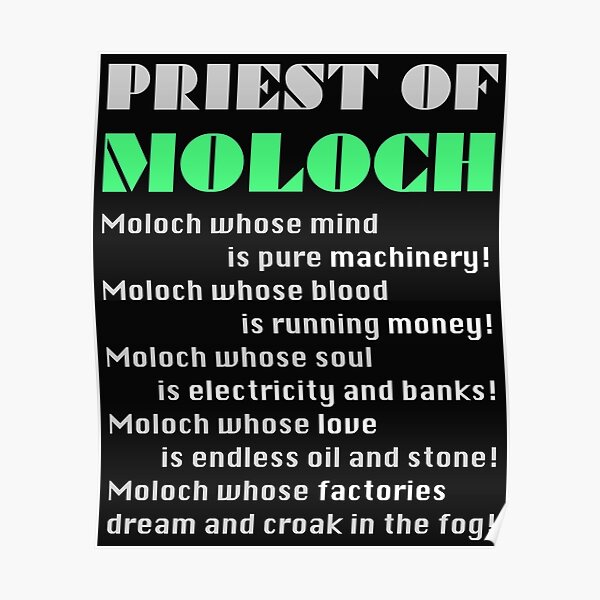 "Priest of Moloch" Poster by scyfer | Redbubble