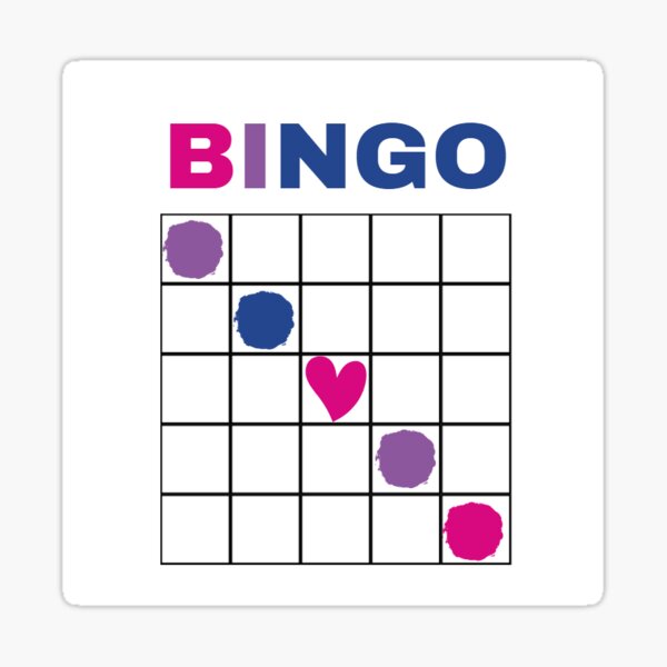 "Bingo" Sticker by melimart | Redbubble