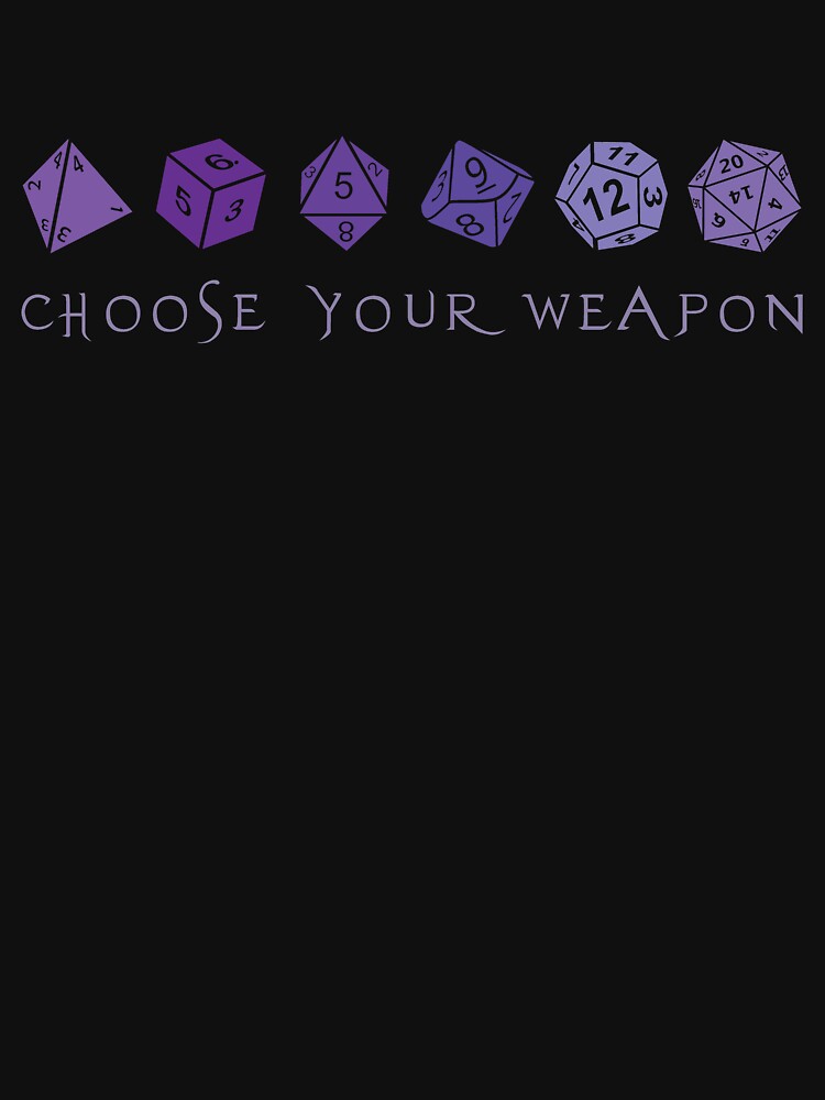"Choose Your Weapon | RPG" T-shirt by isasaldanha | Redbubble