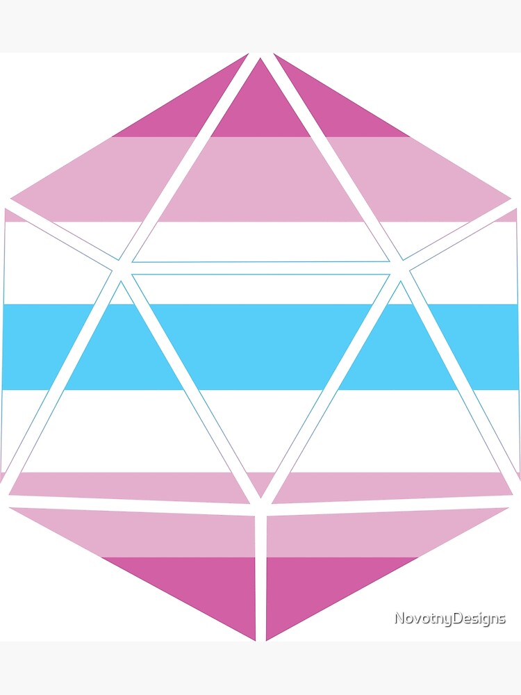"Femboy Pride Flag D20" Poster for Sale by NovotnyDesigns | Redbubble