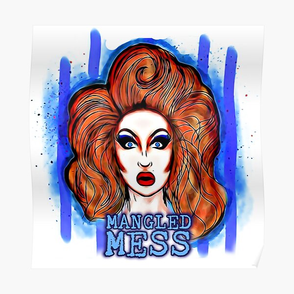 "Mangled MESS | Mera Mangle" Poster for Sale by meramangle | Redbubble