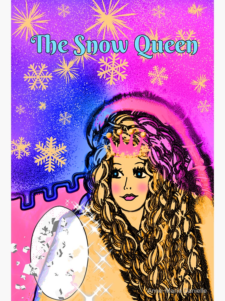 "The Snow Queen" Sticker for Sale by AmariDanielle | Redbubble