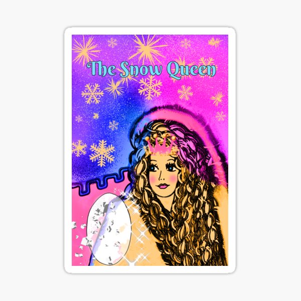 "The Snow Queen" Sticker for Sale by AmariDanielle | Redbubble