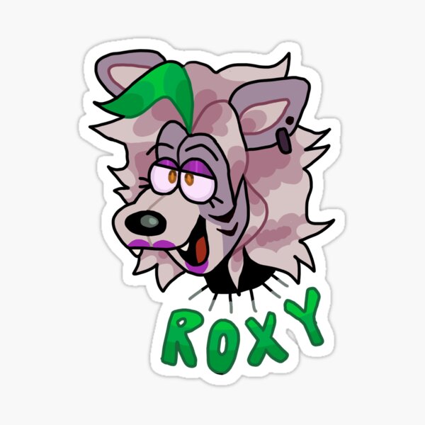 "Roxanne Wolf Security Breach FNAF Five Nights at Freddys" Sticker for ...