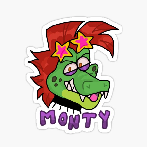 "Monty Gator FNAF Security Breach Sticker Five Nights at Freddys ...