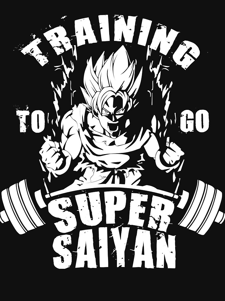 Training To Go Super Saiyan Essential T Shirt Png Essential T Shirt