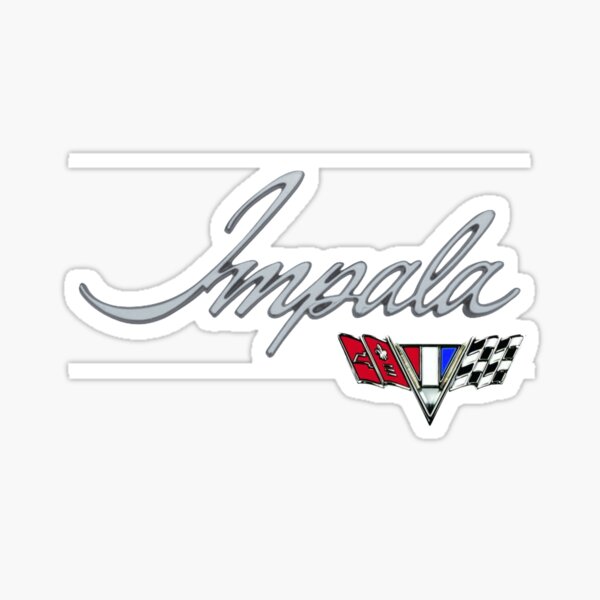 "Chevy Impala T Shirts & Accessories " Sticker by MuscleClassics ...