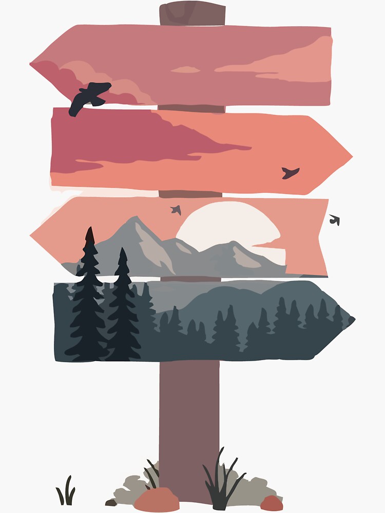 "Sign post" Sticker for Sale by TheeSign | Redbubble