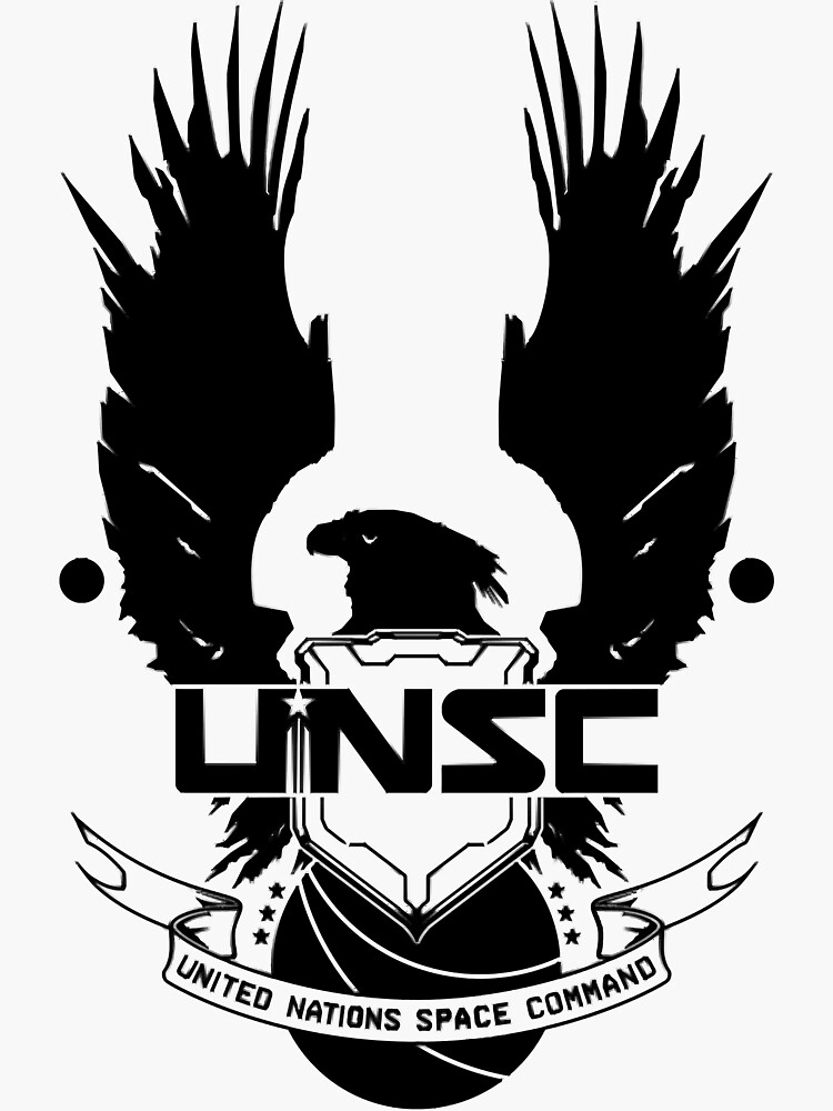 "UNSC For Fans" Sticker by BrigitDeckow | Redbubble