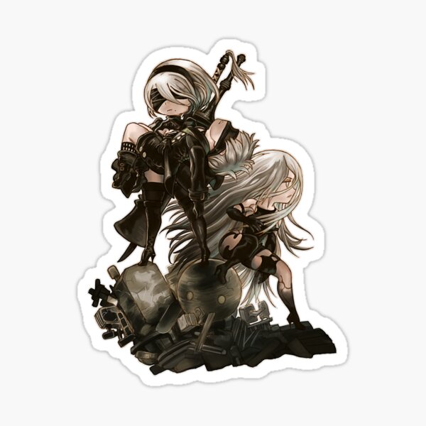 "Nier Automata" Sticker for Sale by jugbandio | Redbubble
