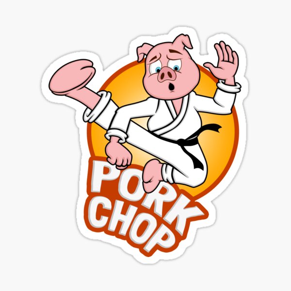 "Pork Chop" Sticker for Sale by CarnivalRealm | Redbubble