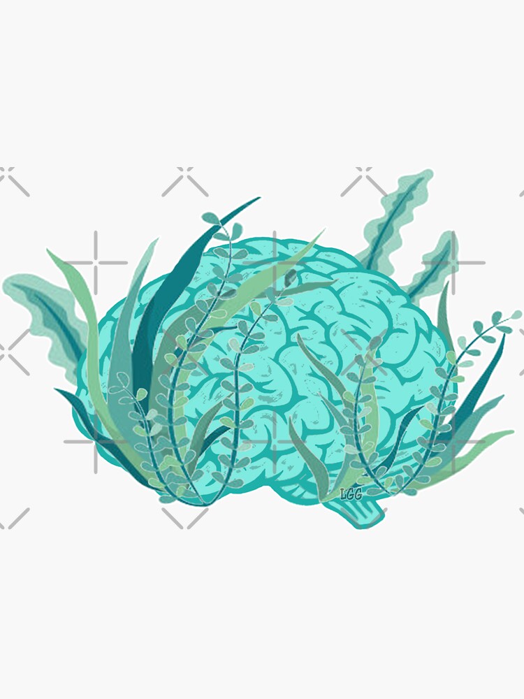 "Seaweed Brain " Sticker for Sale by LetsGetGEEKY- | Redbubble