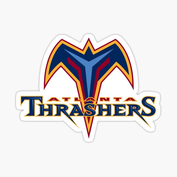 "Atlanta Thrashers 3 Tri-blend T-Shirt.png" Sticker by stuartberry ...