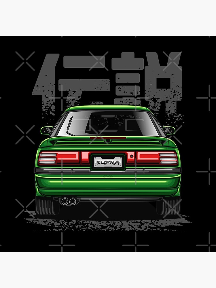 "JDM Legend Supra MK-3 (Emerald Green)" Poster for Sale by ...