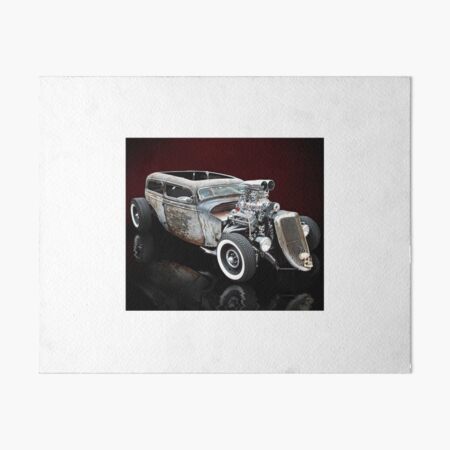 "Rat Rod Studios Rat Rod Calendar 1 January" Art Board Print by ...