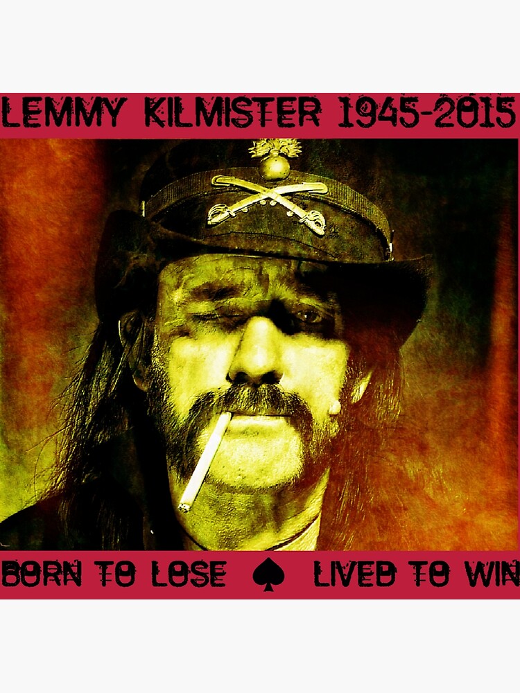 "Lemmy Kilmister (motorhead) tribute" Poster by cheechlaroo13 | Redbubble