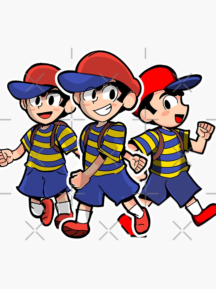 "The chosen one! Ness (Mother 2) earthbound sticker" Sticker for Sale ...