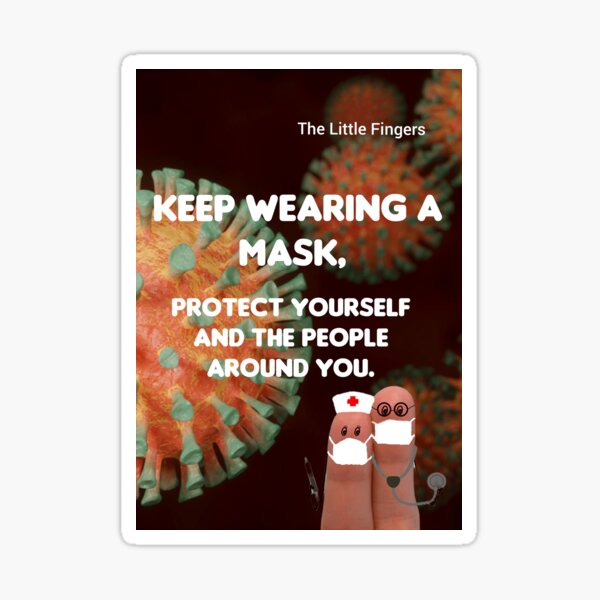 "Learning with The Little Fingers" Sticker for Sale by MikeTex | Redbubble