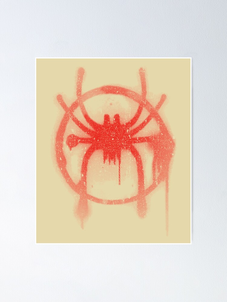 "Miles Morales Spider Symbol " Poster for Sale by ArtofDraconis22 ...