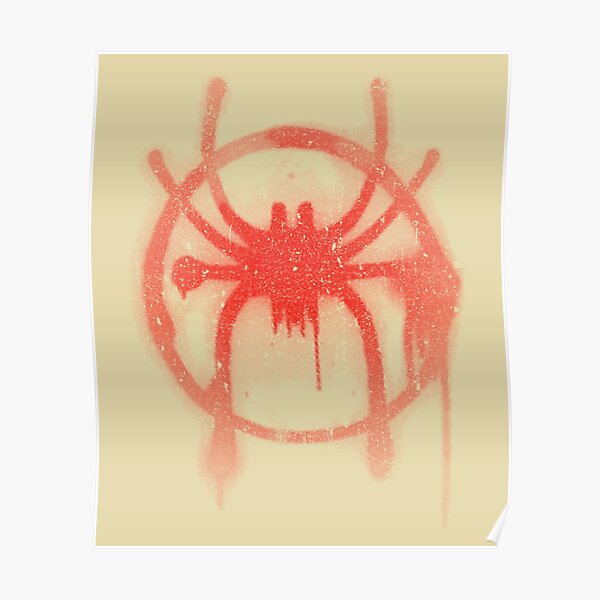 "Miles Morales Spider Symbol " Poster for Sale by ArtofDraconis22 ...