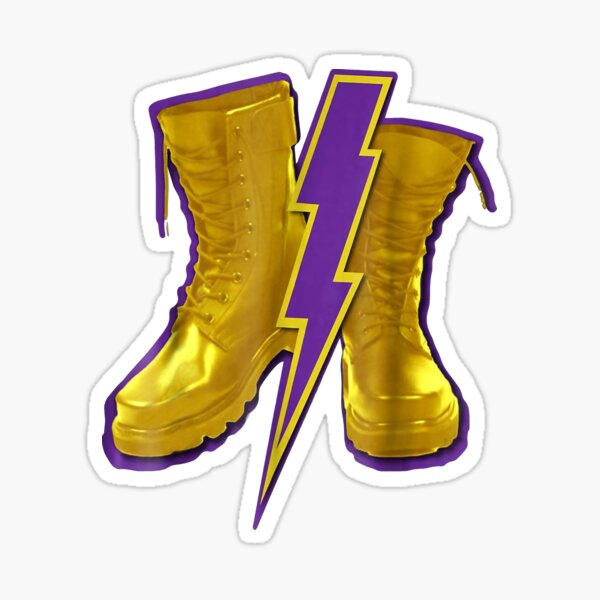 " Mens Omega Gold Purple Q Psi Phi Army Boots" Sticker for Sale by ...