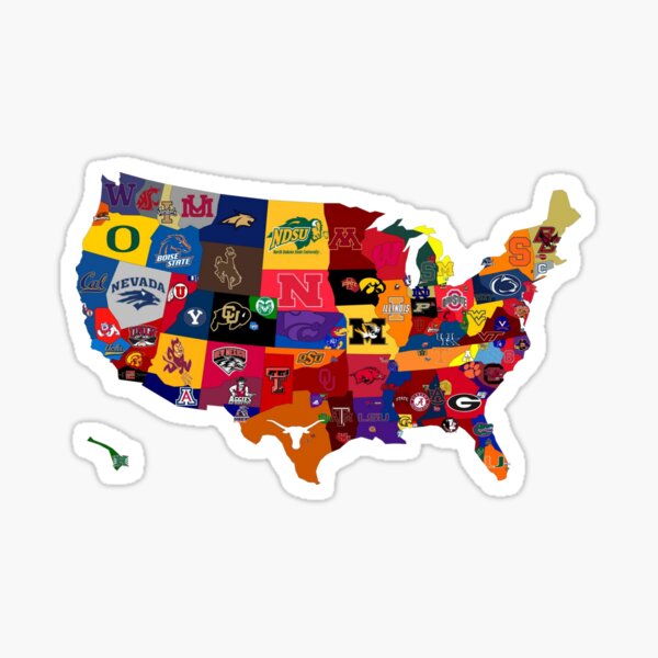 College Football Stickers | Redbubble