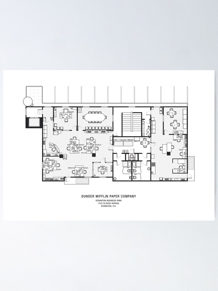 "The Office Dunder Mifflin Paper Company" Poster for Sale by michael ...