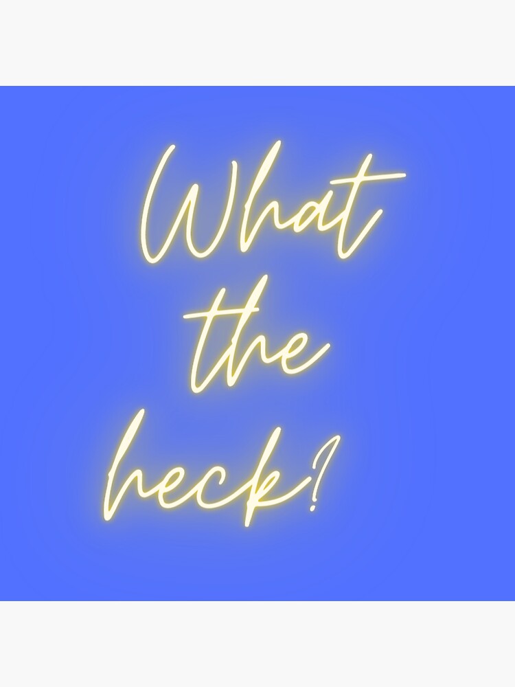 "WTH Sticker (Clean)" Sticker for Sale by mfrace16 | Redbubble