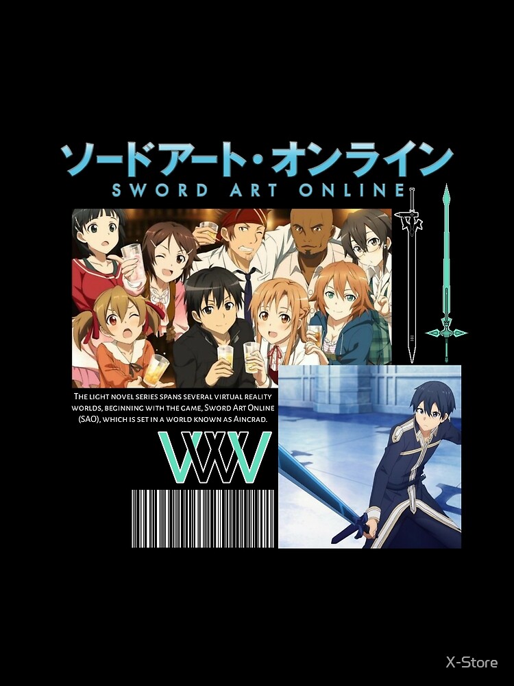 "Sword Art Online SAO simple design" Poster for Sale by X-Store | Redbubble