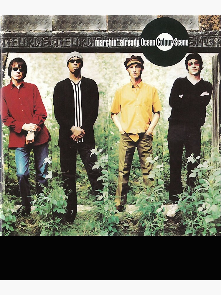 "OCEAN-COLOUR SCENE MARCHING" Poster for Sale by Daltentile | Redbubble