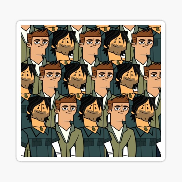 "Total Drama: Chris McLean/Don" Sticker for Sale by raybound420 | Redbubble