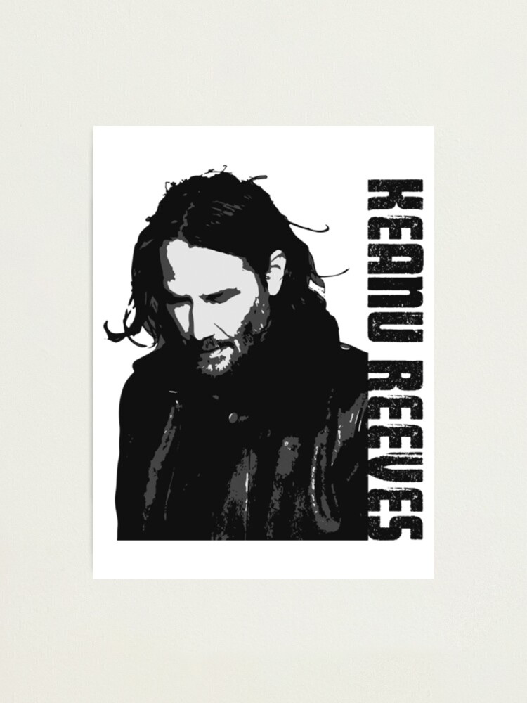 "Keanu Reeves illustration, keanu reeves art" Photographic Print for ...