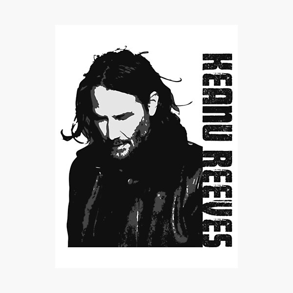 "Keanu Reeves illustration, keanu reeves art" Photographic Print for ...