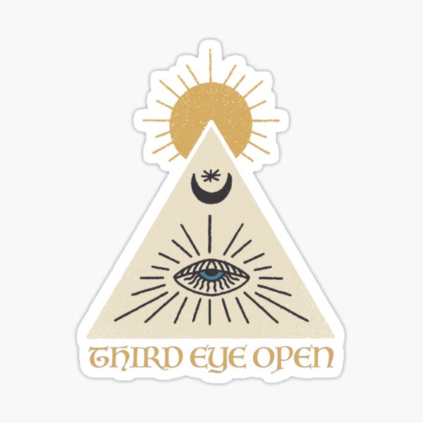 "Third Eye Open" Sticker for Sale by ElementSpirit3 | Redbubble
