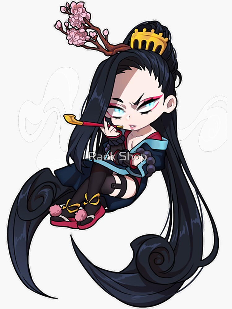 "Daki - kimetsu no yaiba" Sticker by Emerson4522 | Redbubble