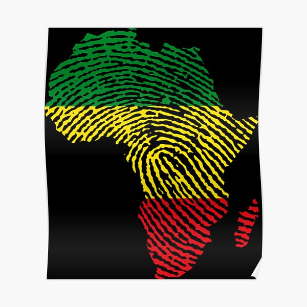 " African Roots Map " Poster for Sale by SpearsTyrell | Redbubble