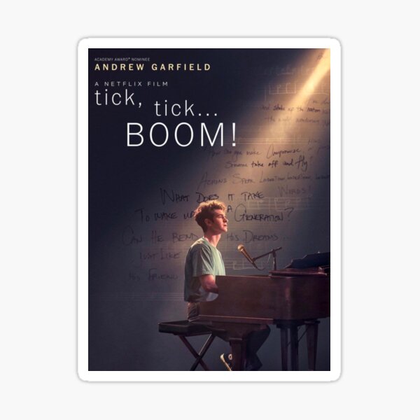 "Andrew Garfield tick tick boom I love Andrew Garfield Peter " Sticker ...