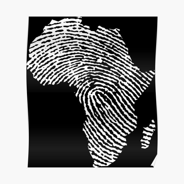 "Black Lives Matter African Roots Map" Poster for Sale by SpearsTyrell ...