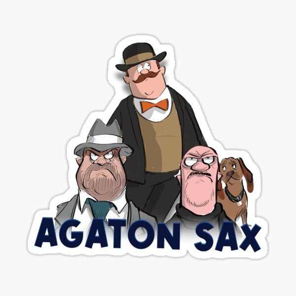 "Agaton Sax" Sticker for Sale by RetroTrader | Redbubble